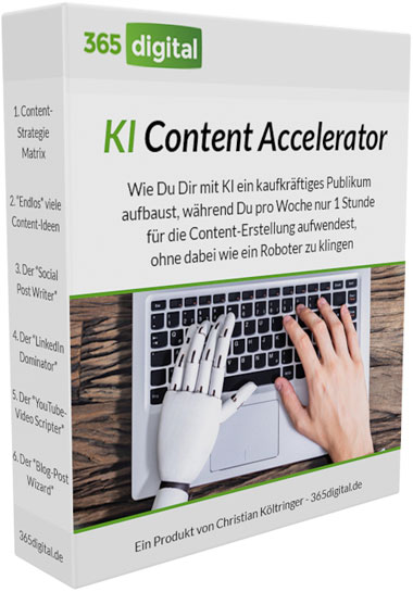 Der KI Content Accelerator | 10x schneller Content erstellen mit KI